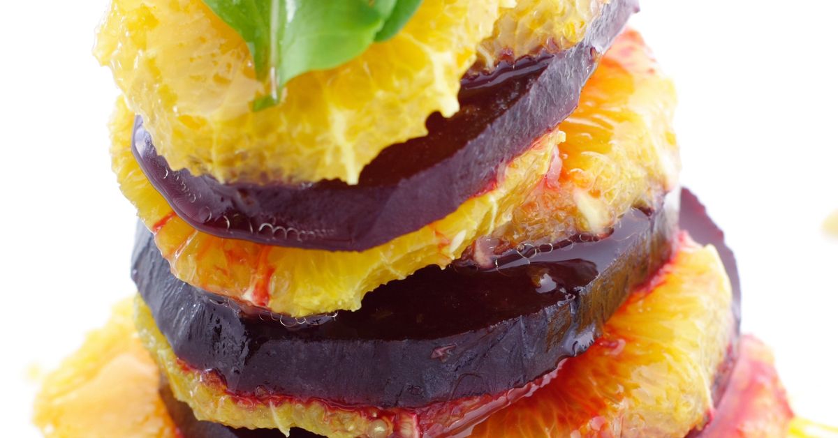 Salade de betteraves rouges à l'orange : recette de Salade de ...