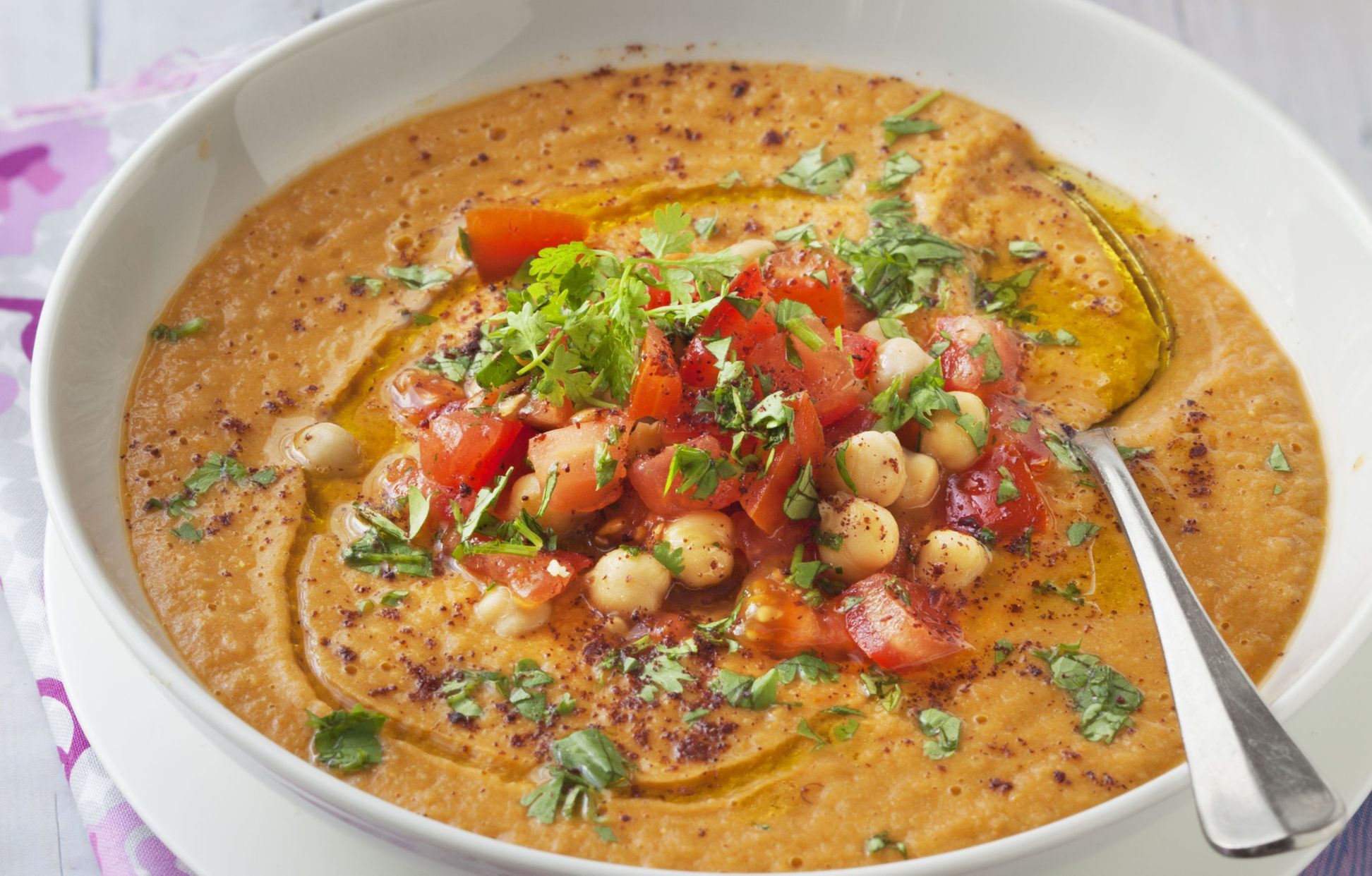 velouté tomates, lentilles, pois chiches : Recette de velouté tomates ...