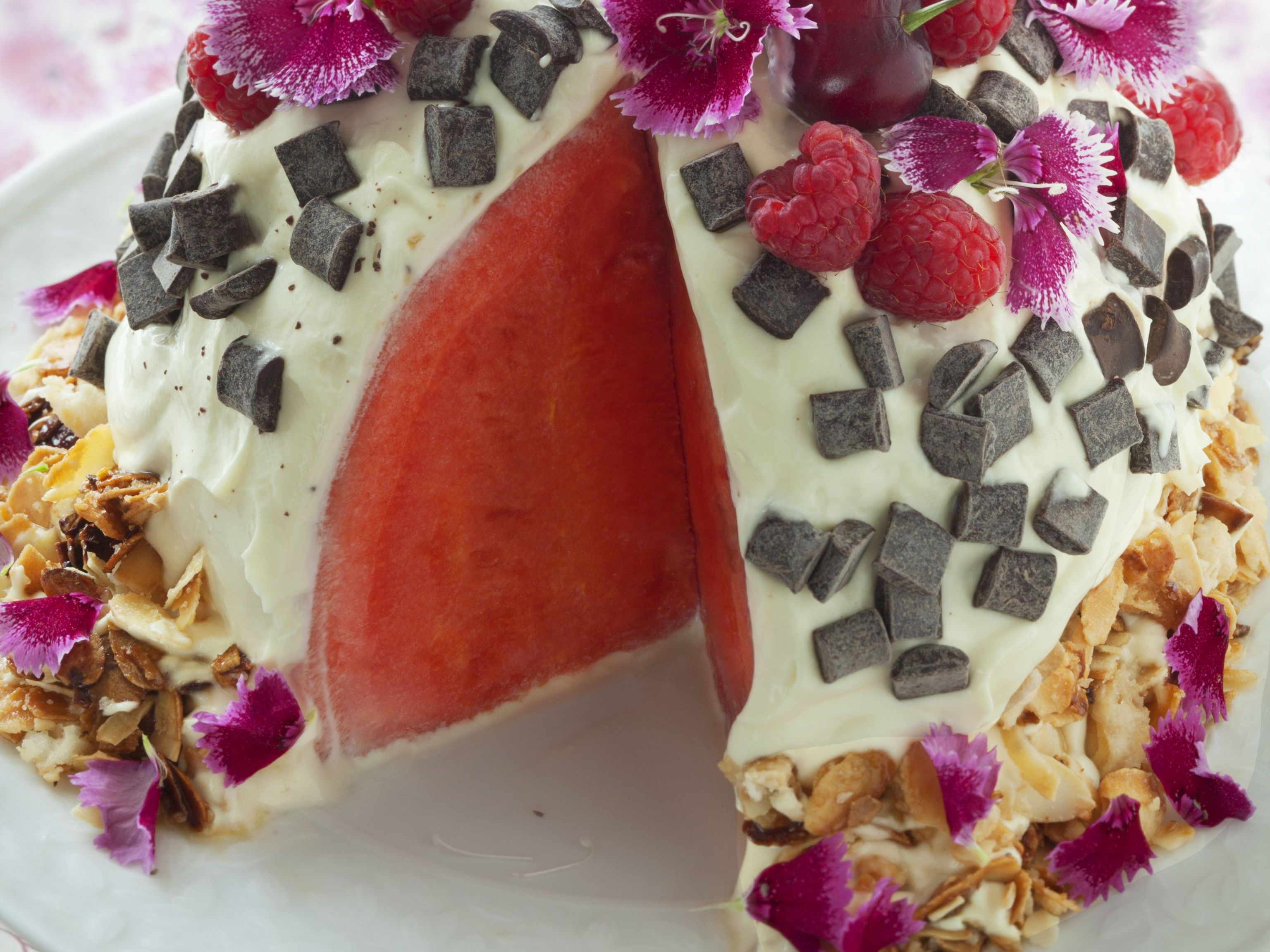 Gâteau de pastèque : Recette de Gâteau de pastèque - Marmiton