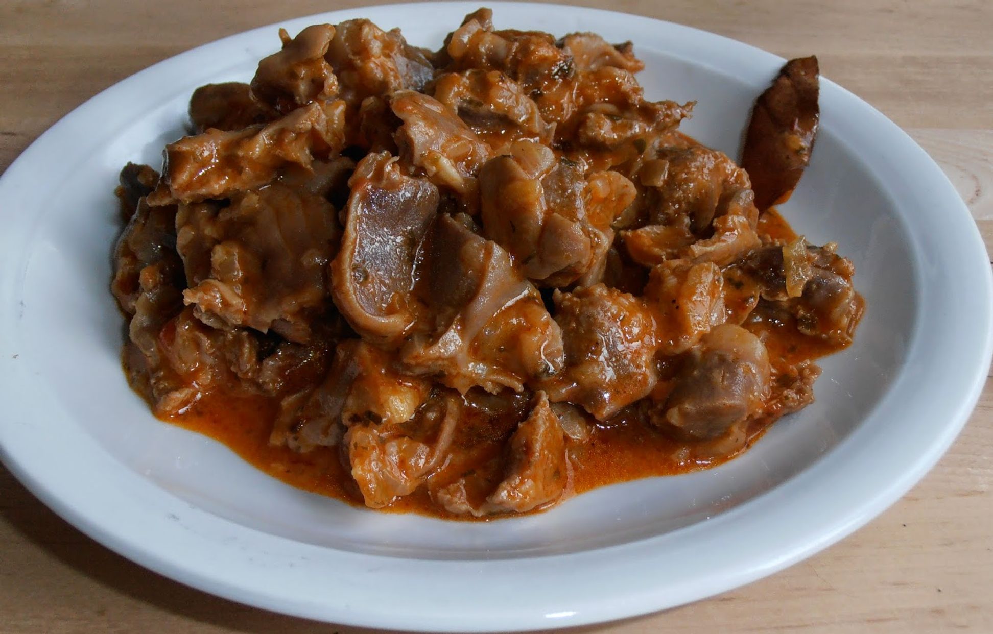 Moelas (Gésiers) à la portugaise : Recette de Moelas (Gésiers) à la ...