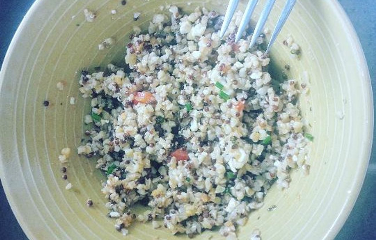 Quinoa en salade au poivron et ciboulette : Recette de Quinoa en salade ...