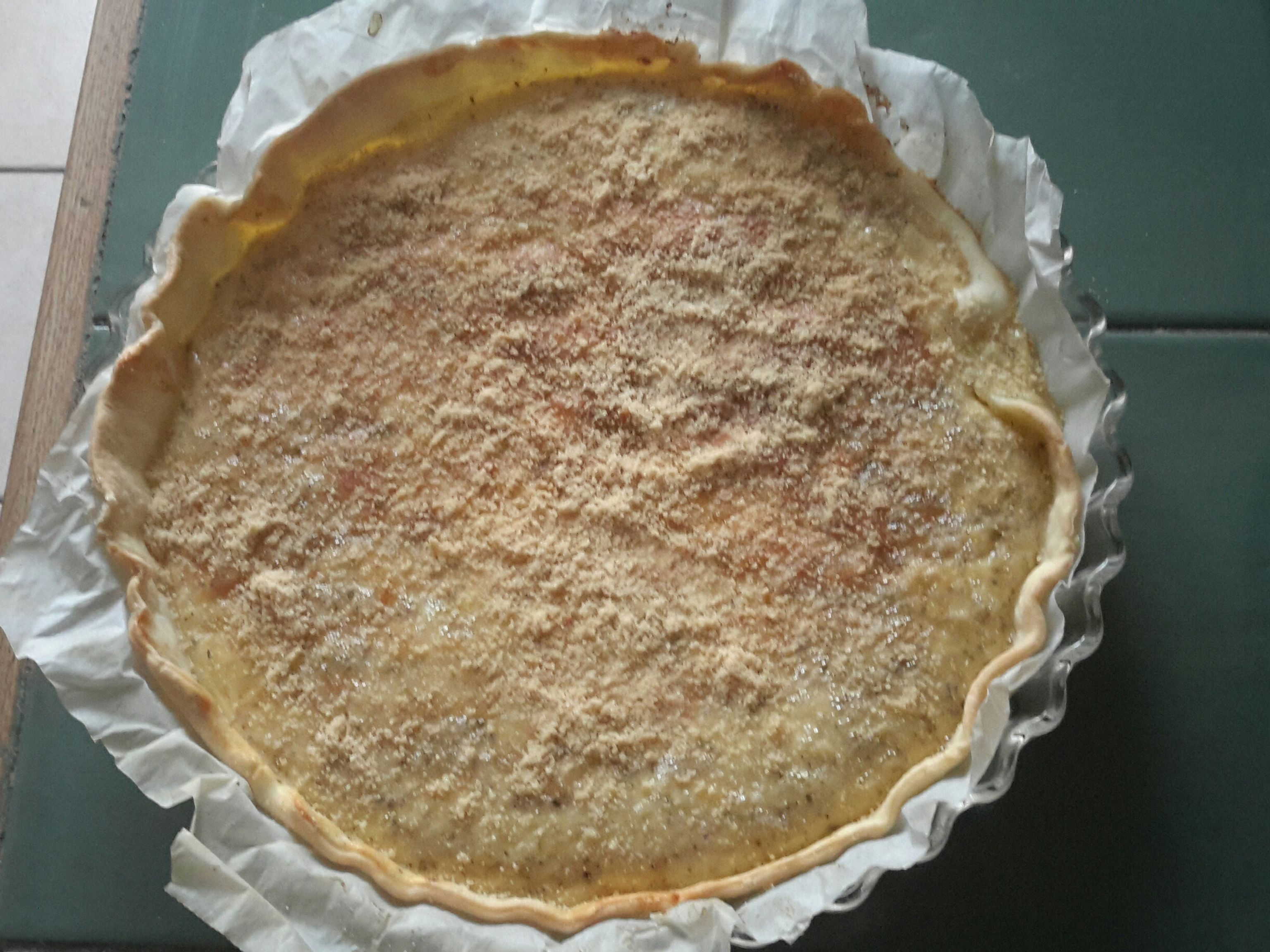 tarte facile jambon et restes de fromage : Recette de tarte facile ...