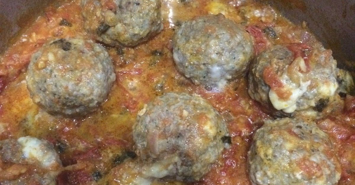 Boulettes à la mozza (polpettes) : recette de Boulettes à la mozza ...