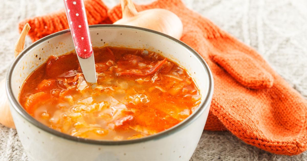 Soupe de chorizo : recette de Soupe de chorizo