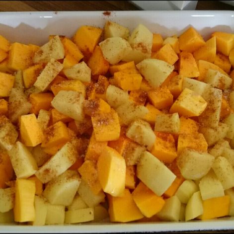 Courge Butternut rôtie au four : Recette de Courge Butternut rôtie au ...