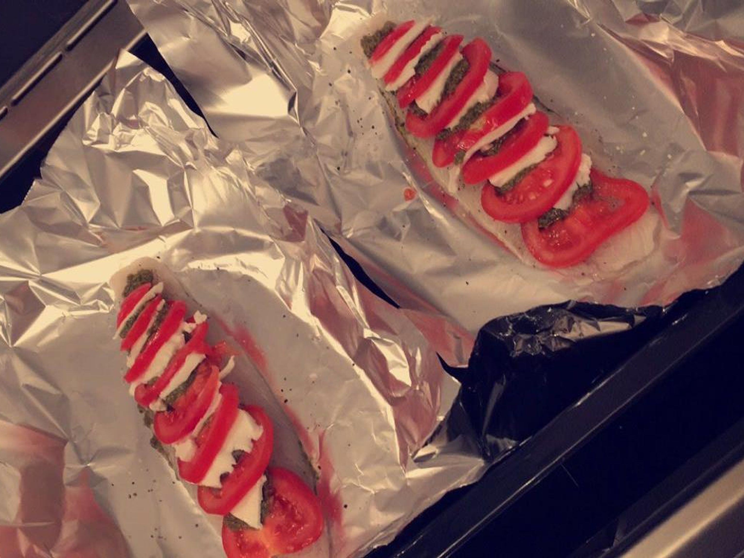 Papillote de poisson aux saveurs italiennes : Recette de Papillote de ...