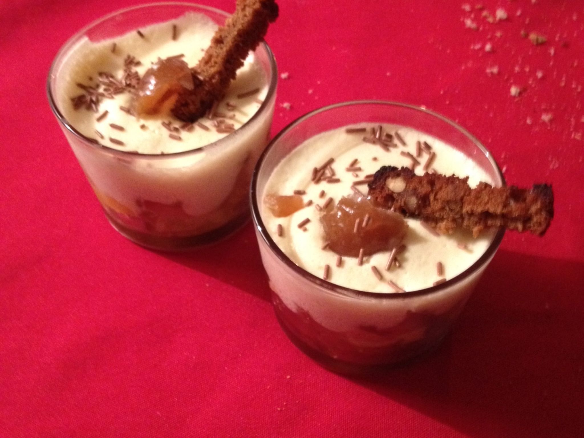 Verrine de Noel aux marrons glacés : Recette de Verrine de Noel aux ...