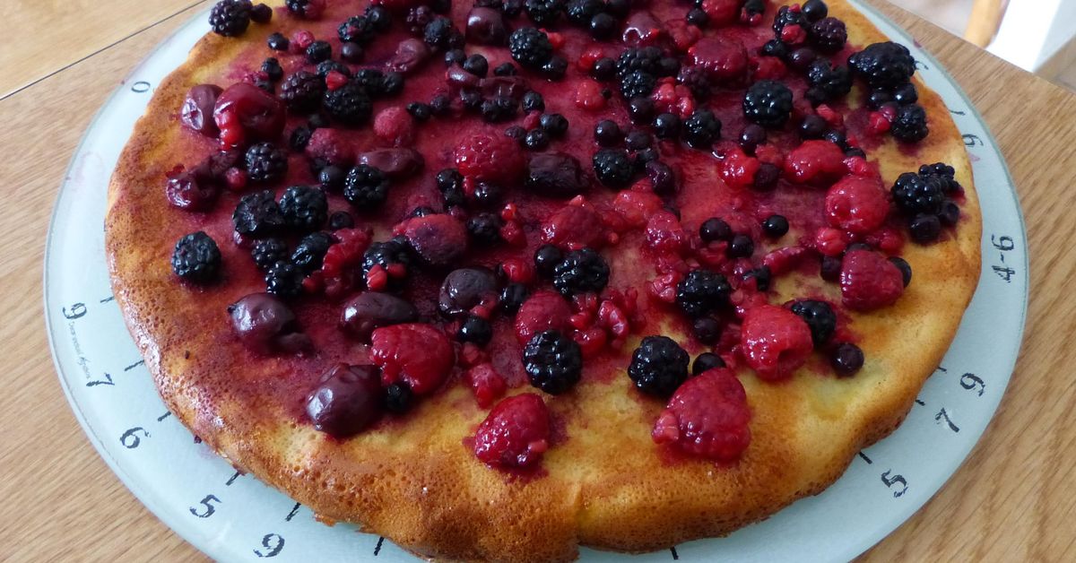 Flan à la rhubarbe de Mamette : recette de Flan à la rhubarbe de Mamette