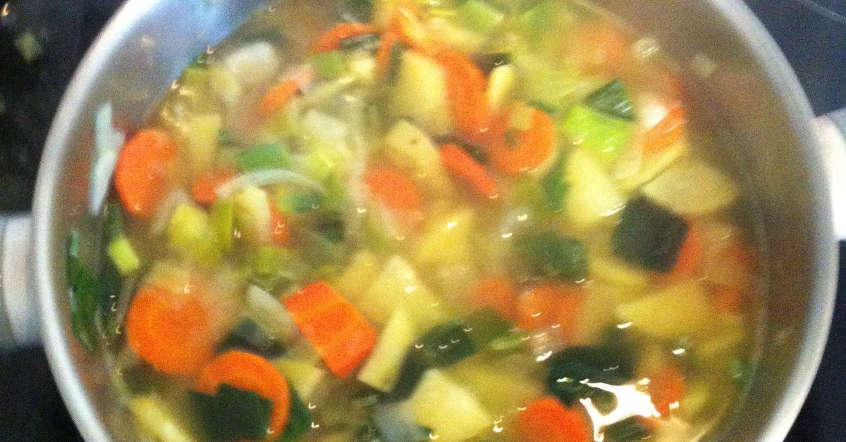 Soupe de légumes à l'ancienne : recette de Soupe de légumes à l'ancienne