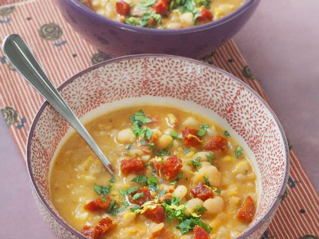 Haricots Blancs Au Chorizo Recette De Haricots Blancs Au Chorizo