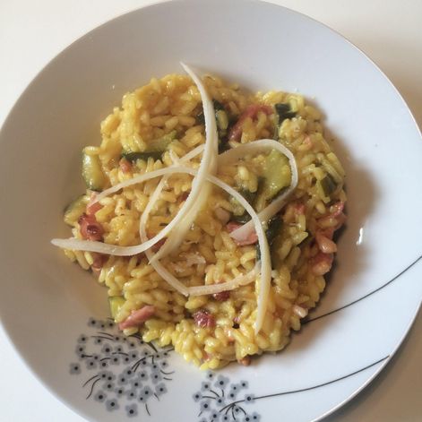 risotto aux courgettes : Recette de risotto aux courgettes - Marmiton