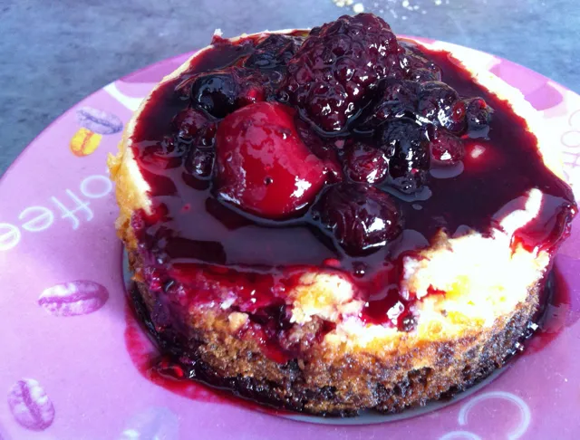 Cheesecake aux fruits rouges facile : recette de Cheesecake aux fruits ...