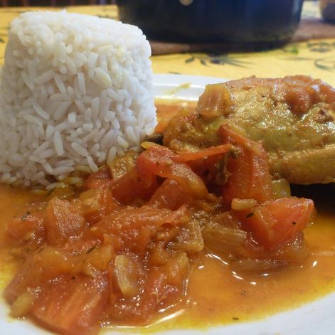 Cari de poulet (comme à la Réunion) : Recette de Cari de poulet (comme ...