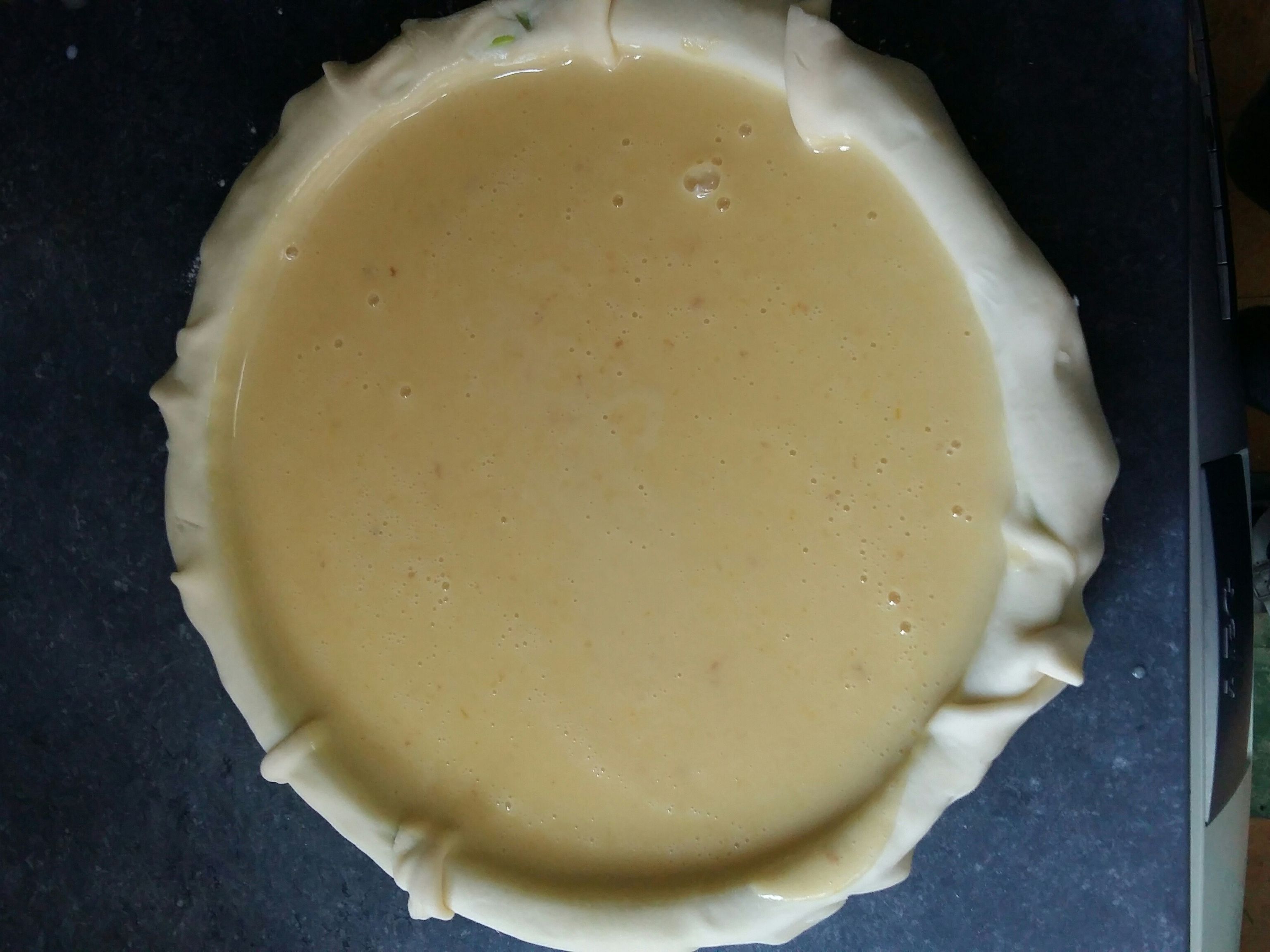 Tarte à la crème pâtissière : Recette de Tarte à la crème pâtissière ...