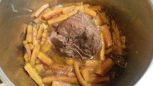 Boeuf mode : Recette de Boeuf mode - Marmiton