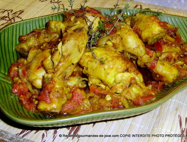 Poulet antillais : recette de Poulet antillais
