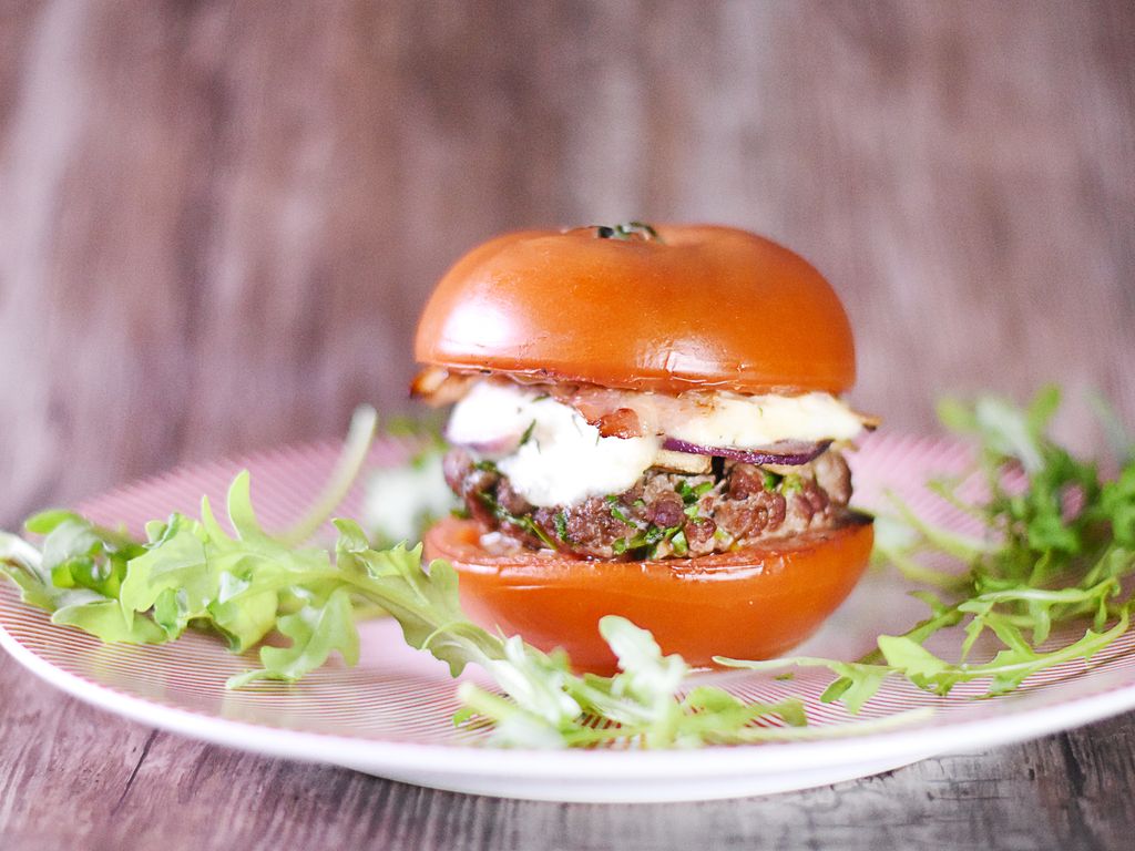 Tomate burger : Recette de Tomate burger