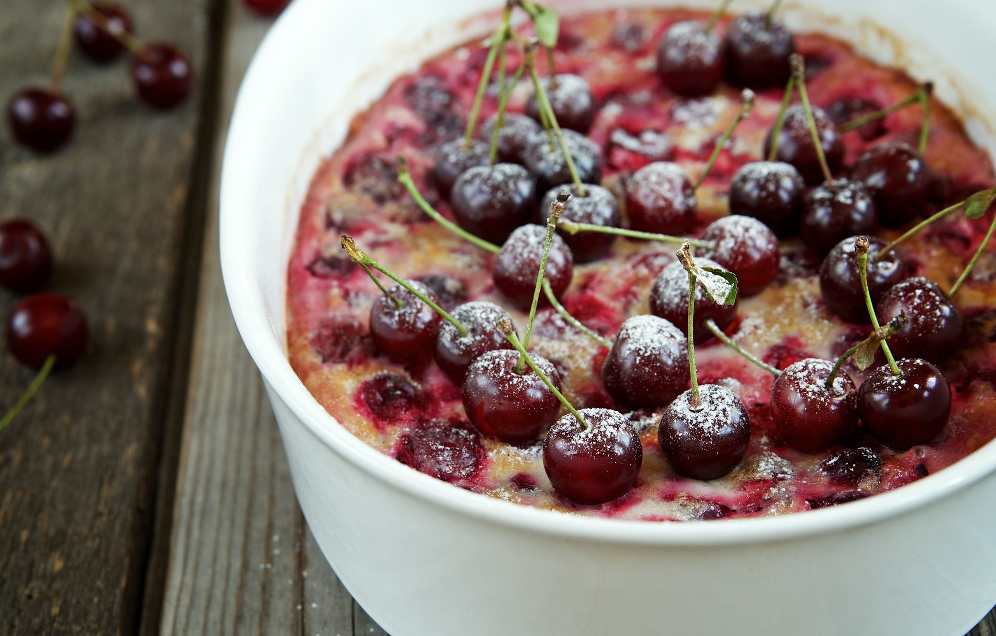 Clafoutis aux fruits rouges et au thé sencha : Recette de Clafoutis aux ...