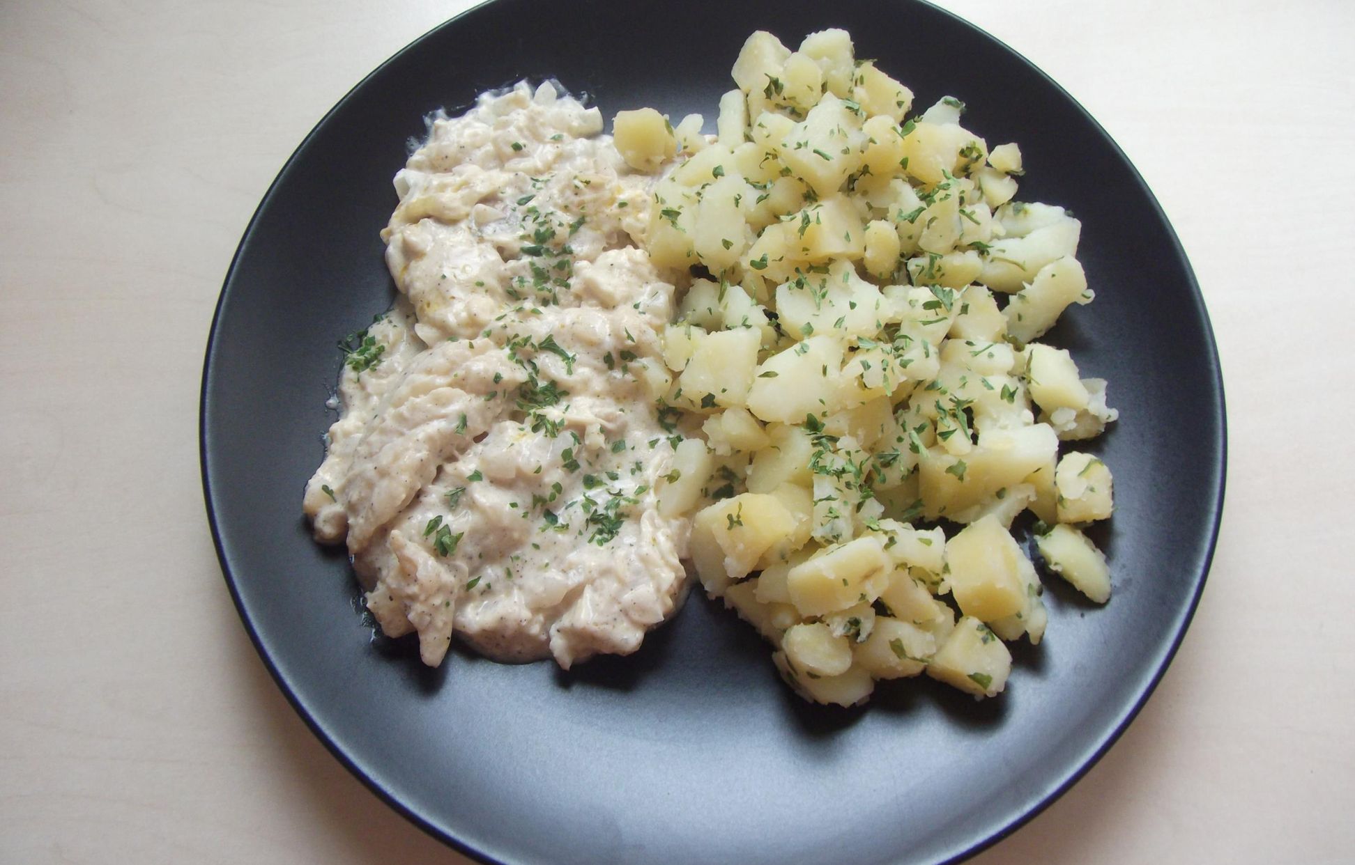 Filets de poisson impromptus, à la crème et aux échalotes : Recette de ...