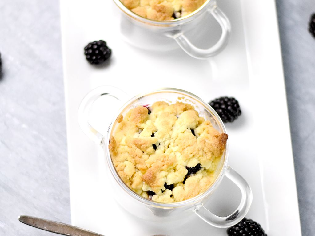 crumble aux mûres : Recette de crumble aux mûres