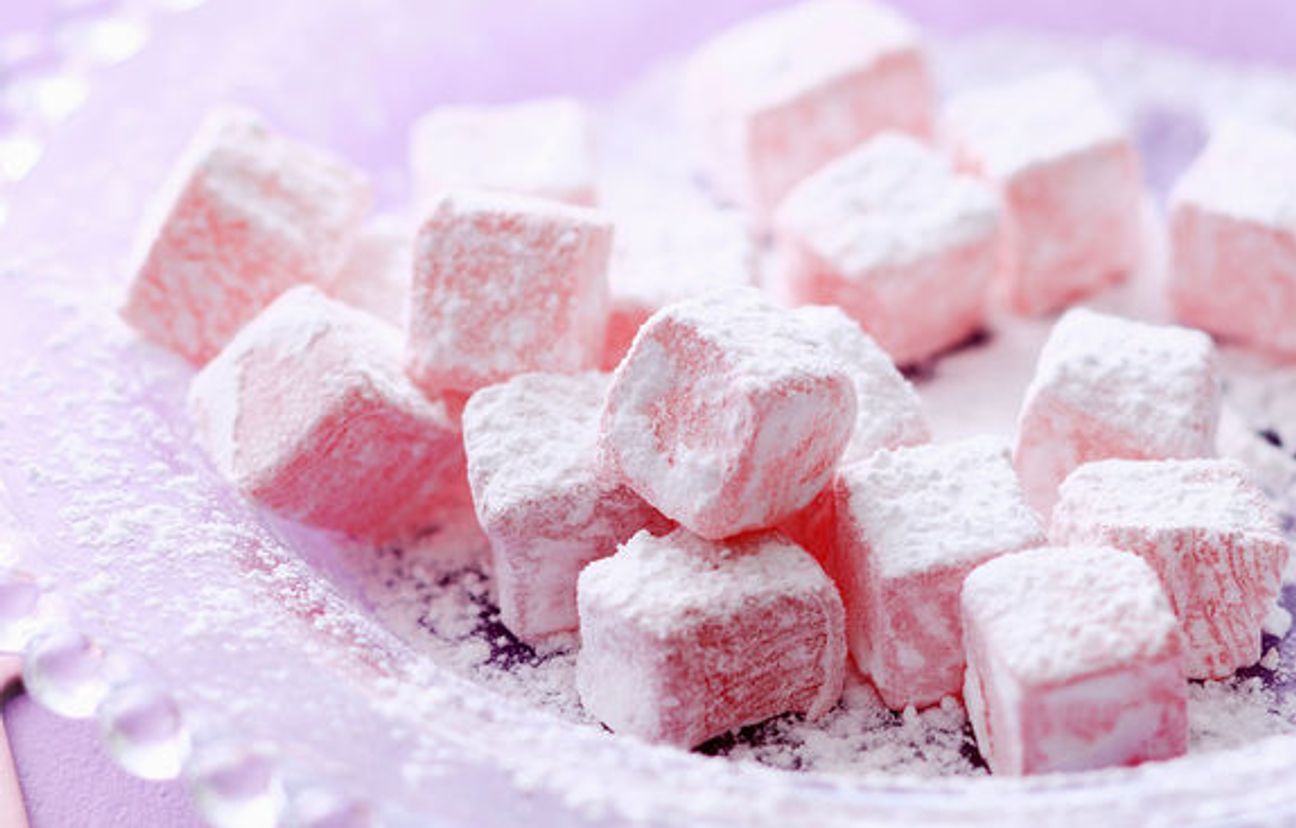 Loukoums à la rose : Recette de Loukoums à la rose - Marmiton