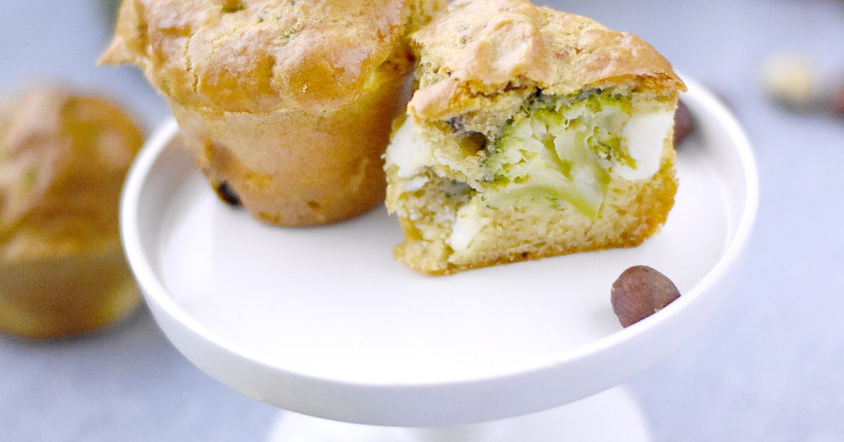Cake brocolis feta noisettes : recette de Cake brocolis feta noisettes