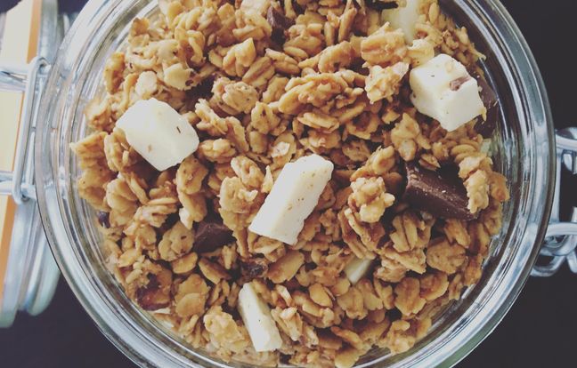 Granola (cruesli) maison : Recette de Granola (cruesli) maison - Marmiton