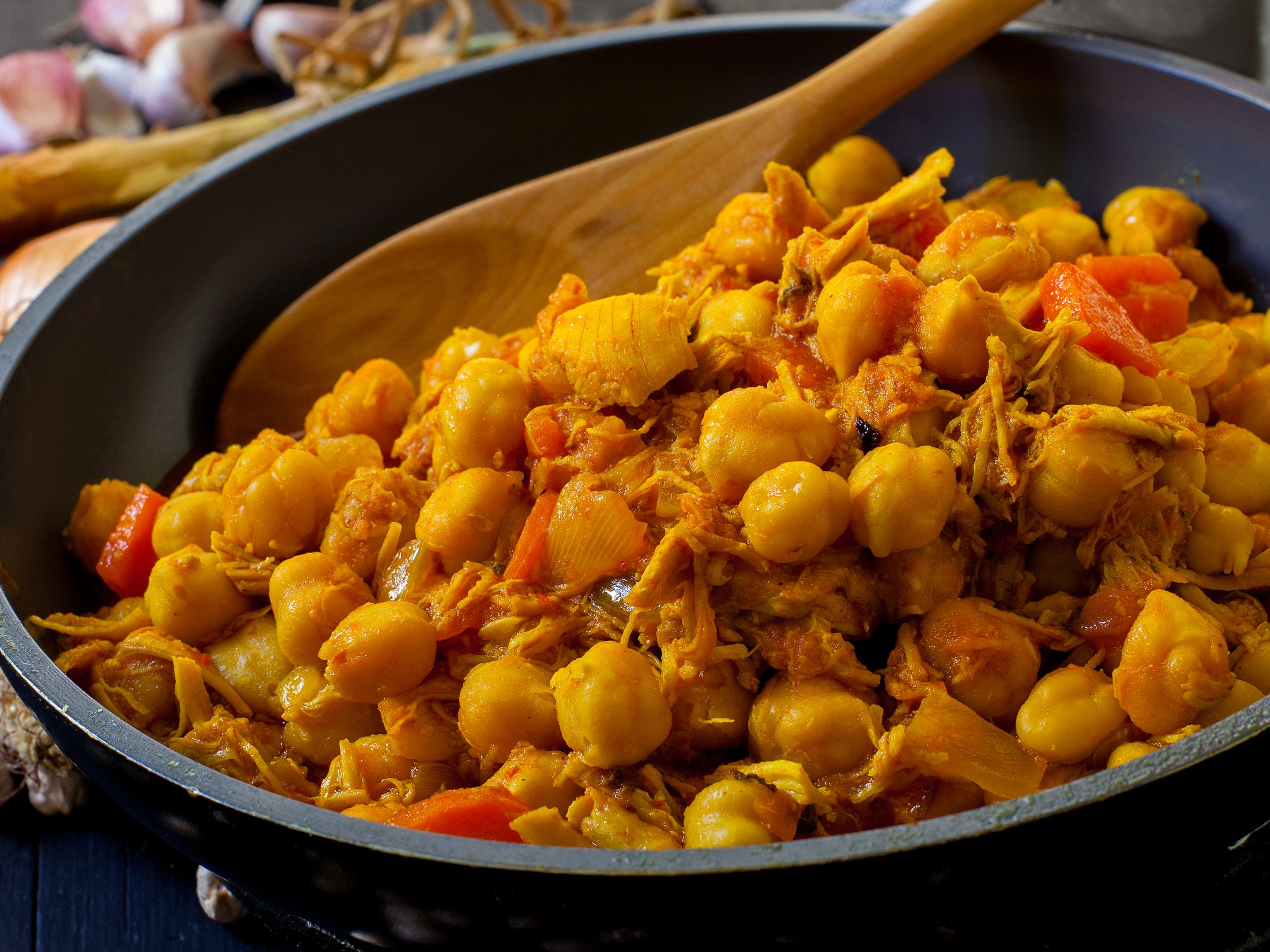 Pois chiche au cumin : Recette de Pois chiche au cumin - Marmiton