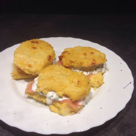 Burger de polenta : Recette de Burger de polenta - Marmiton