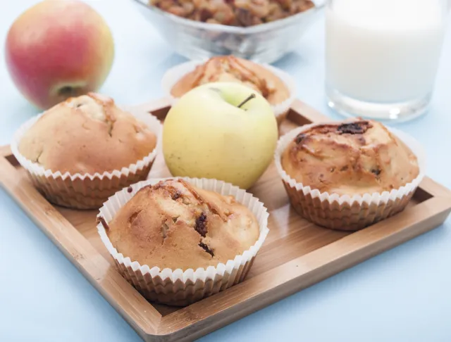 Muffins aux pommes : recette de Muffins aux pommes