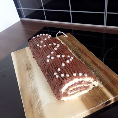 Bûche de Noël rapide et pas cher ! : Recette de Bûche de Noël rapide et ...