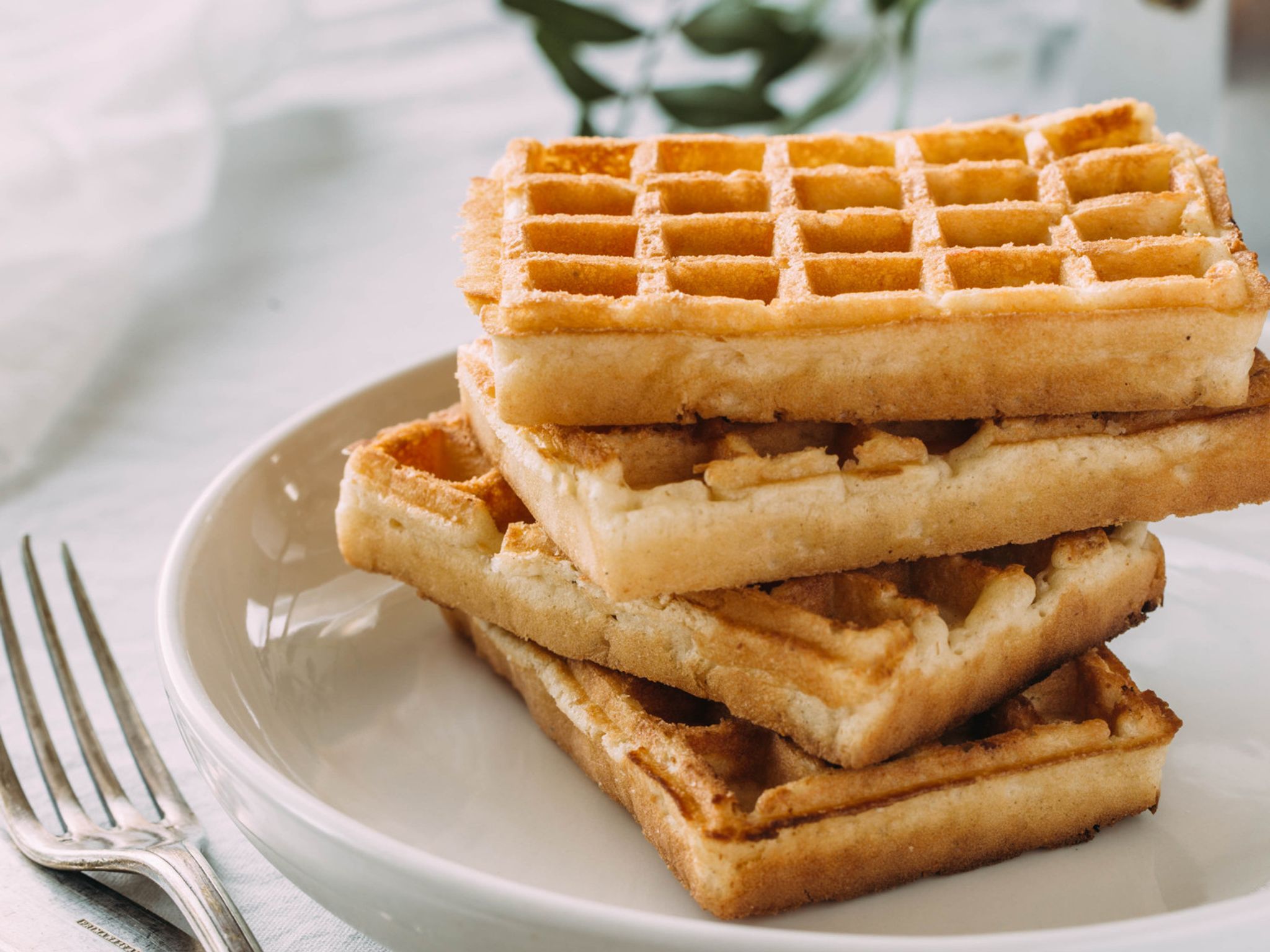 Gaufres au yaourt et à la farine d'épeautre : Recette de Gaufres au ...
