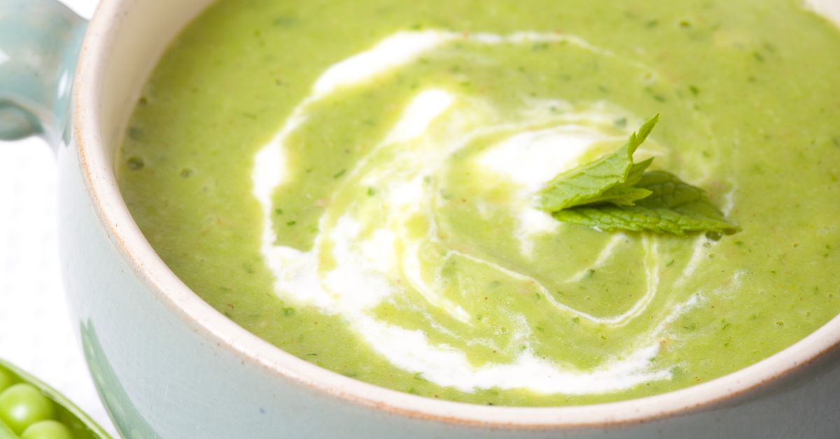 Velouté de petits pois simple : recette de Velouté de petits pois simple
