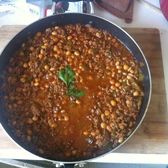 Chili de pois chiches et boeuf haché : Recette de Chili de pois chiches ...