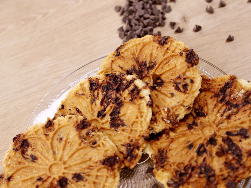 Gaufre façon cookie : Recette de Gaufre façon cookie