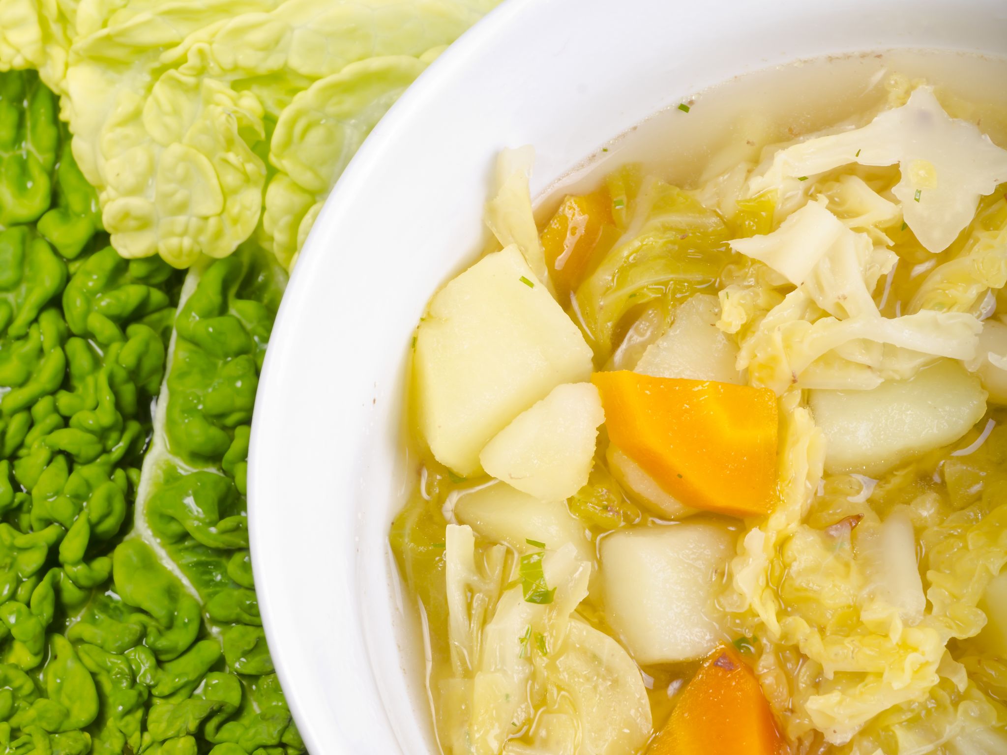 Soupe au chou blanc : Recette de Soupe au chou blanc - Marmiton