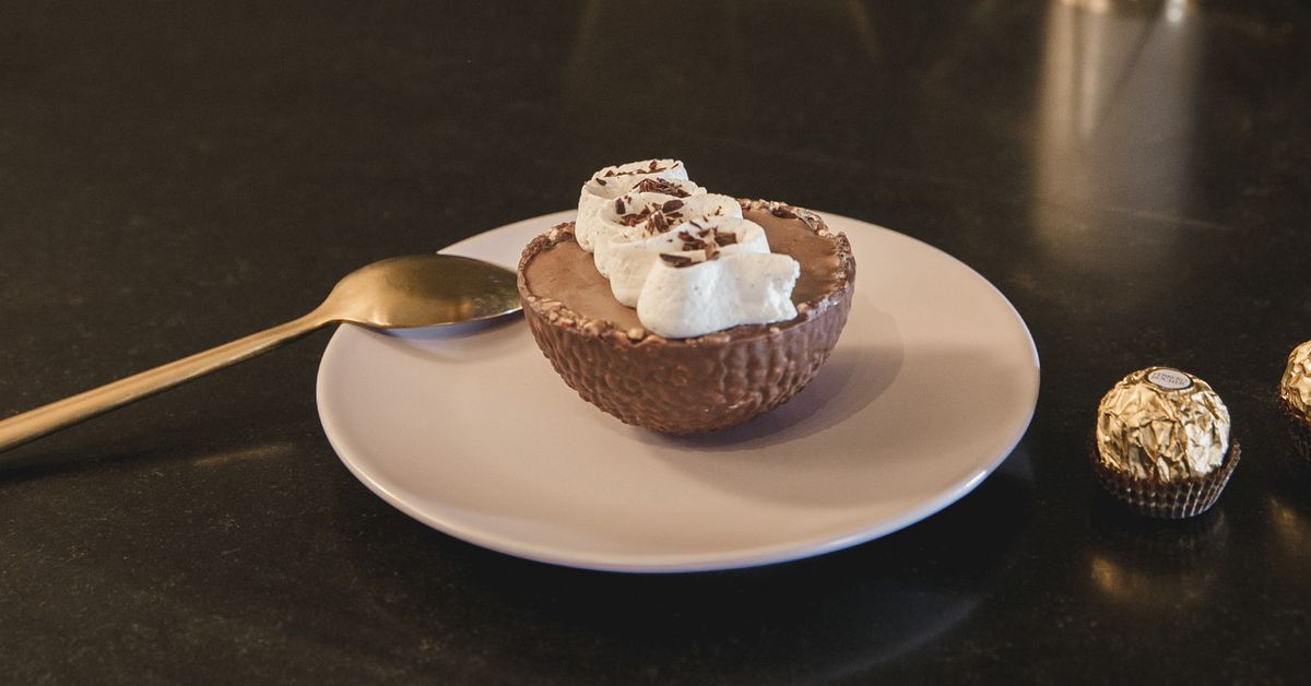 Dessert Grand Ferrero Rocher : recette de Dessert Grand Ferrero Rocher