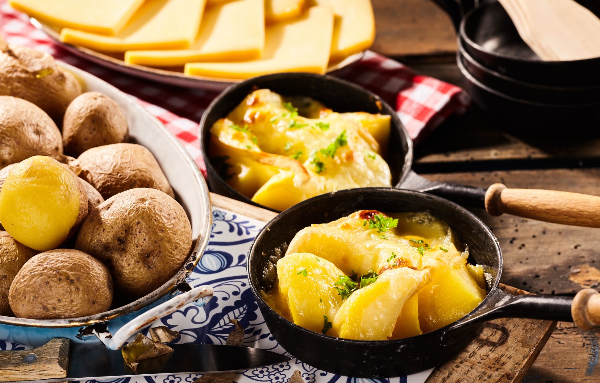 Raclette au four : Recette de Raclette au four - Marmiton