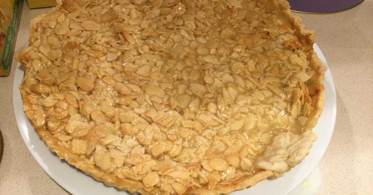 Tarte aux amandes effilées : recette de Tarte aux amandes effilées