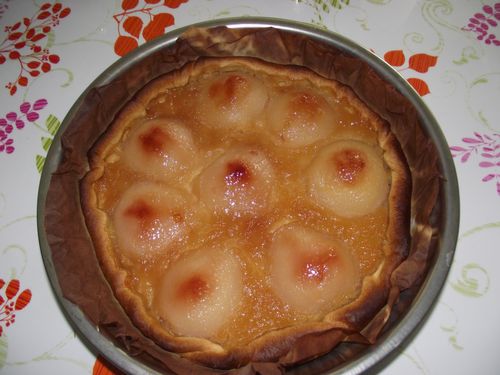 Tarte aux poires - très facile : Recette de Tarte aux poires - très ...