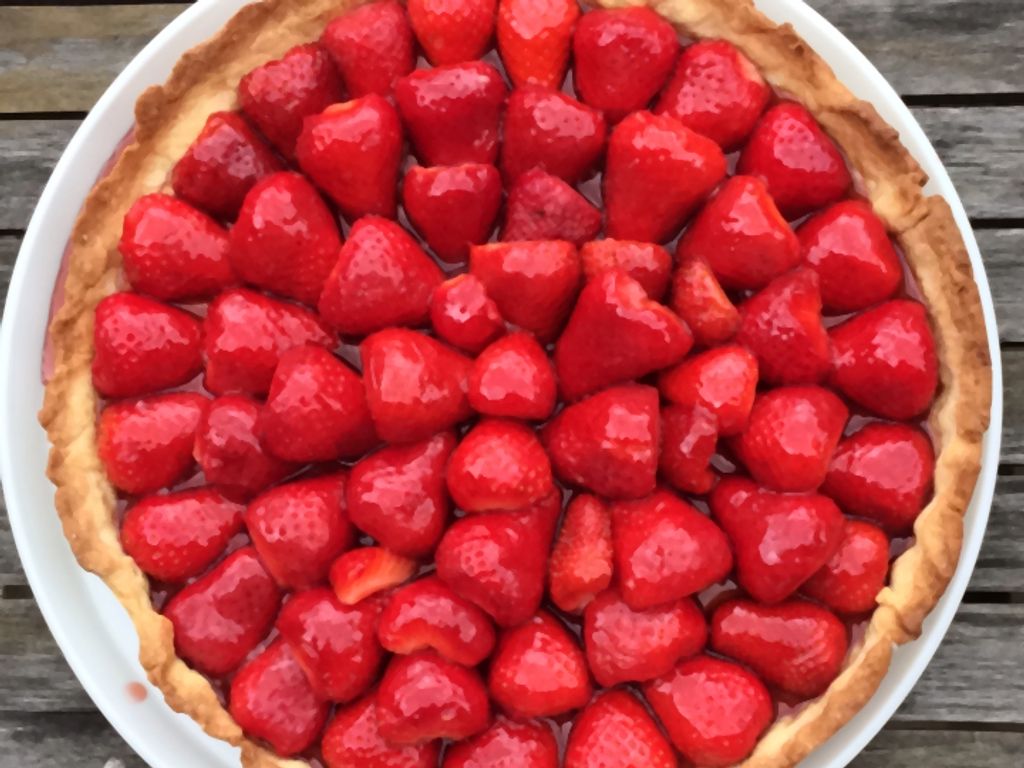 Tarte aux fraises : Recette de Tarte aux fraises - Marmiton