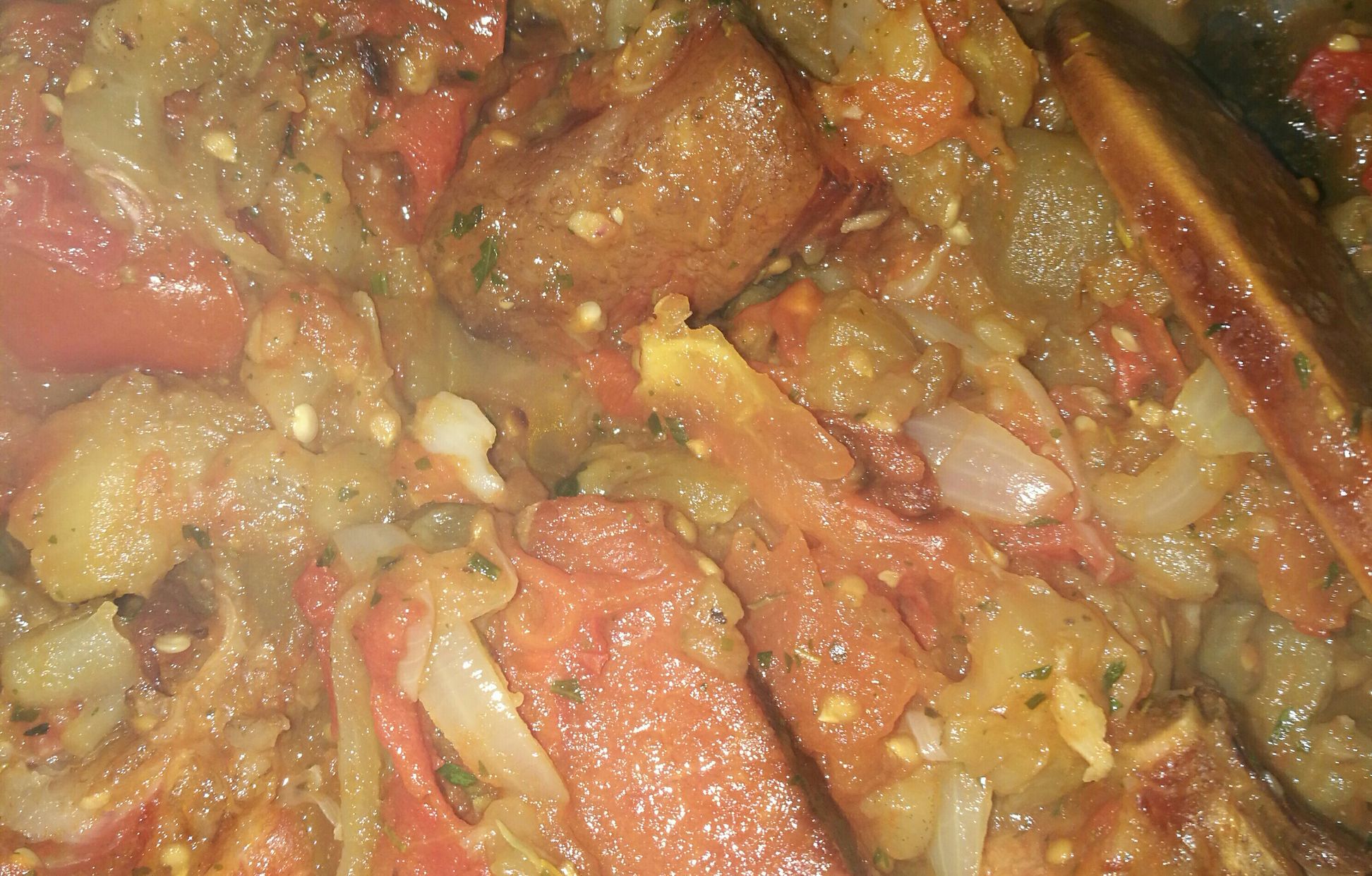 Rougail bringelle et boucané : Recette de Rougail bringelle et boucané ...