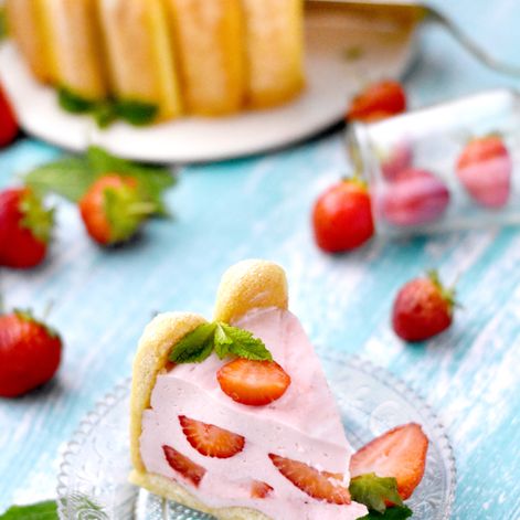 "The" charlotte aux fraises : Recette de "The" charlotte aux fraises ...