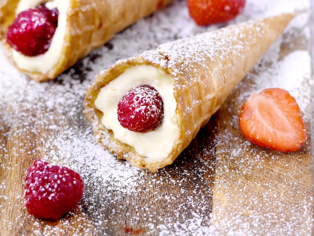 Tiramisu fruits rouges en cornet : Recette de Tiramisu fruits rouges en ...