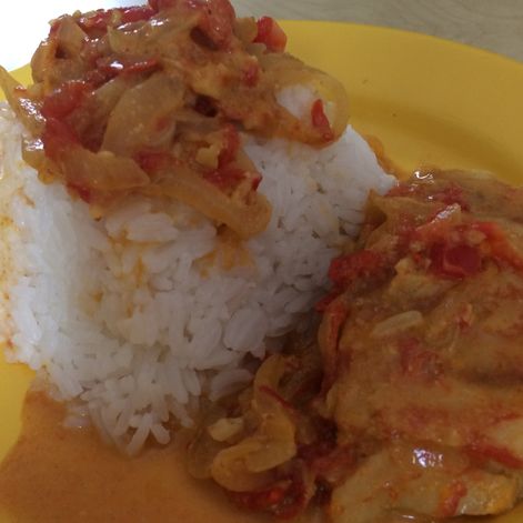 Filet de Colin au curry : Recette de Filet de Colin au curry - Marmiton