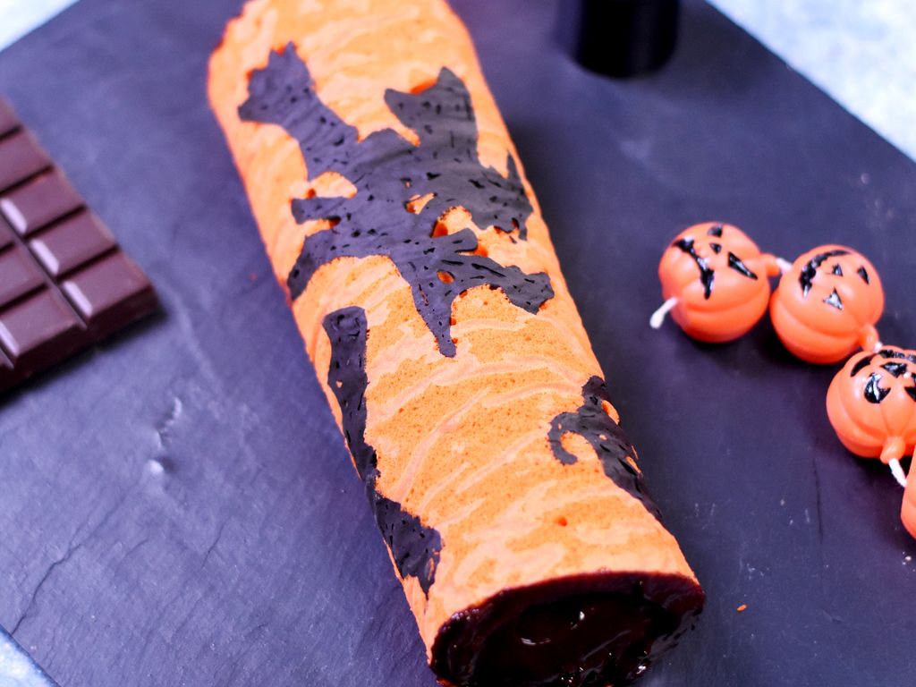 roulé halloween : Recette de roulé halloween - Marmiton
