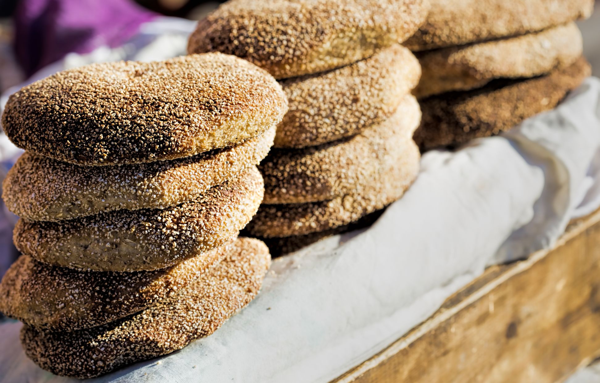 Pain algérien au sésame : Recette de Pain algérien au sésame - Marmiton