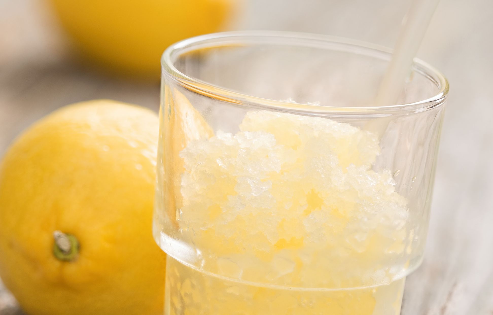 Granité rafraichissant au citron : Recette de Granité rafraichissant au ...