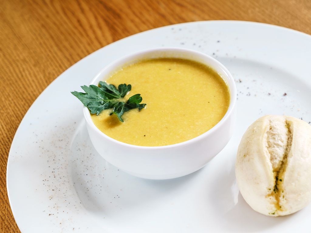 Soupe de potiron au lait : Recette de Soupe de potiron au lait