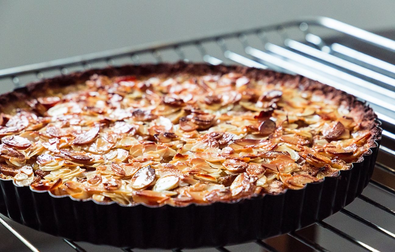 Tarte express aux amandes : Recette de Tarte express aux amandes - Marmiton